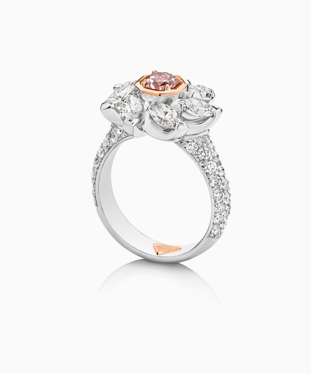 Aurora Fire Rose Argyle Pink Diamond Ring – Musson Jewellers